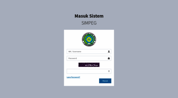 simpeg.unism.ac.id - SIMPEG | Universitas Sari Muli... - SIMPEG Unism