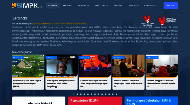 simpk.pu.go.id - Beranda SIMPK - SIMPK Pu