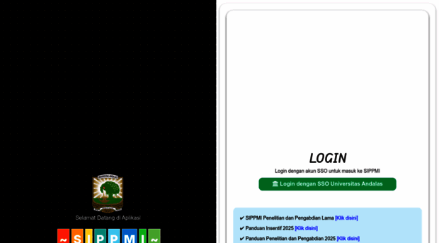 sippmi.unand.ac.id - Sign In - Sippmi Unand