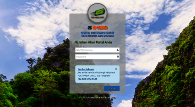 siselma.uinsu.ac.id - Halaman Login - SI-SELMA - SI SELMA Uinsu