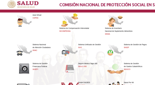 sistemas.cnpss.gob.mx - Portal de Sistemas del Seguro ... - Sistemas Cnpss