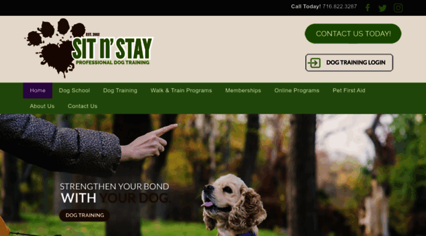 sitnstaypetservices.com - Sit n' Stay Dog Training | Buf... - Sit N ...