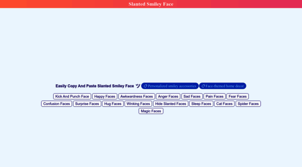 slantedsmileyface.com - ジ Slanted Smiley Face ( - Slanted Smiley Face
