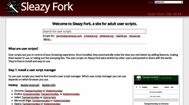 sleazyfork.org - Sleazy Fork - safe and useful ... - Sleazy Fork