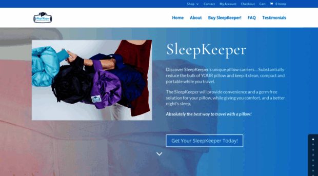 sleepkeeper.com.au - SleepKeeper - Pillow Bag - Eas... - Sleep Keeper
