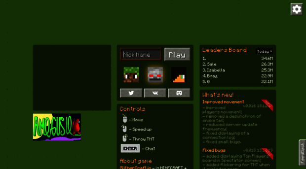slithercraft.io - SlitherCraft.io - MINECRAFT + ... - SLITHER Craft