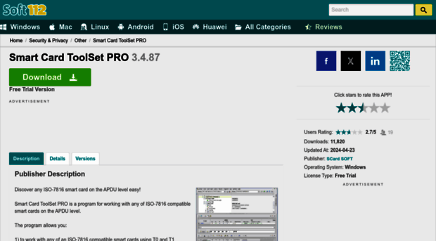smart-card-toolset-pro.soft112.com - Smart Card ToolSet PRO 3.4.87 ...