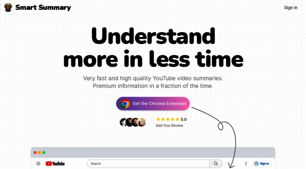 smartsummary.co - Smart Summary for YouTube - Un... - Smart Summary