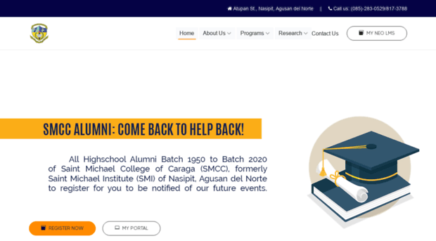 smccnasipit.edu.ph - Home - Saint Michael College o... - Smccnasipit Edu