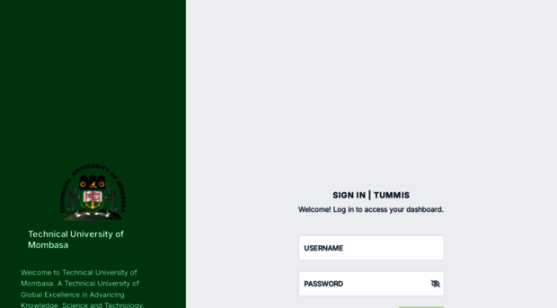 smis.tum.ac.ke - TUMMIS - Smis Tum Ac