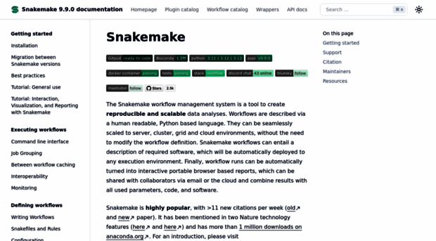snakemake.bitbucket.io - Snakemake — Snakemake 7.8.0 do... - Snakemake ...