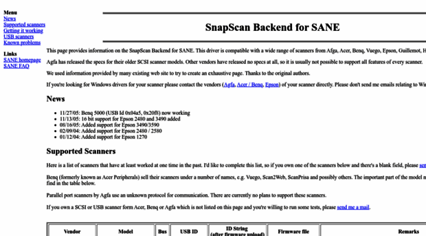 snapscan.sourceforge.net - SnapScan Backend for SANE - Snap Scan ...
