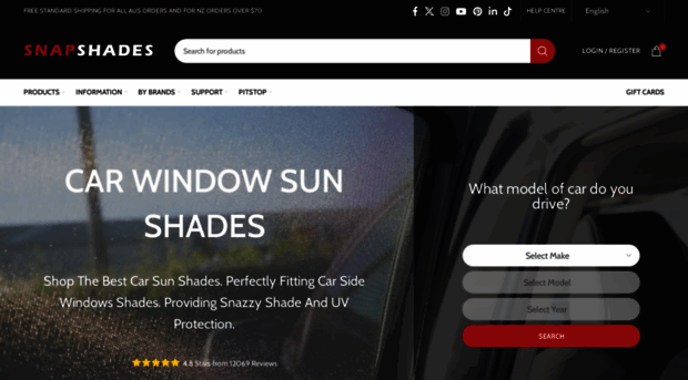 snapshades.com.au - Car Shades | Custom Fit Car Wi... - Snap Shades