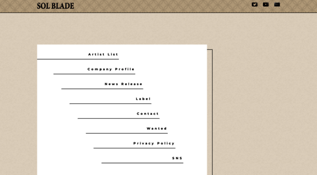 sol-blade.co.jp - SOL-BLADE | 音楽事務所／レーベルのSOL BLA... - SOL BLADE