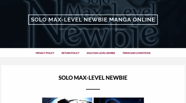 solo-max.org - Solo Max-Level Newbie Manga On... - Solo Max
