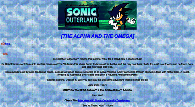 sonicouterlandsega.neocities.org - SONIC Outerland™ - Official Ga ...