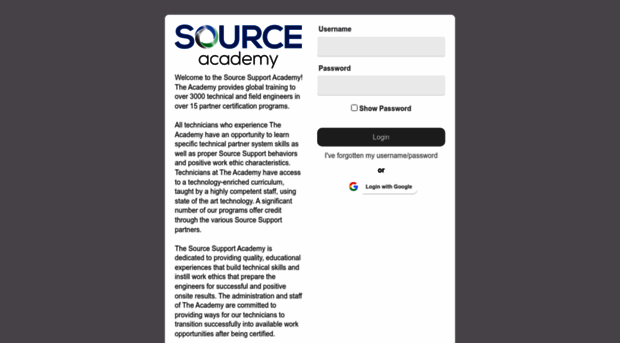 sourcesupportacademy.litmos.com - Source Support Academy - Secur ...