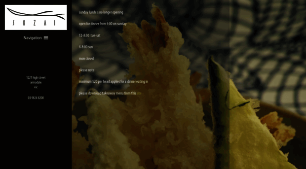 sozai.com.au - Sozai Japanese Restaurant - Sozai