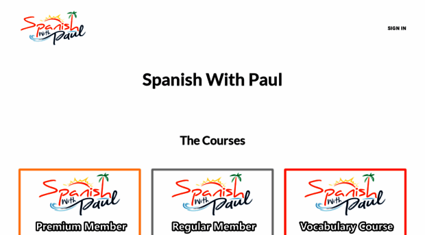 Spanish With Paul Login