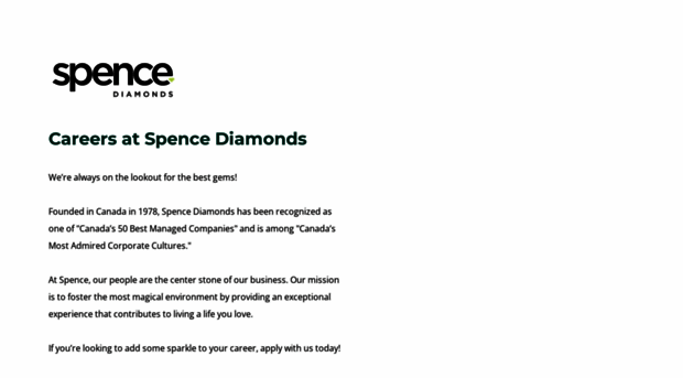 spence-diamonds-ltd.workable.com - Spence Diamonds - Current Open ...