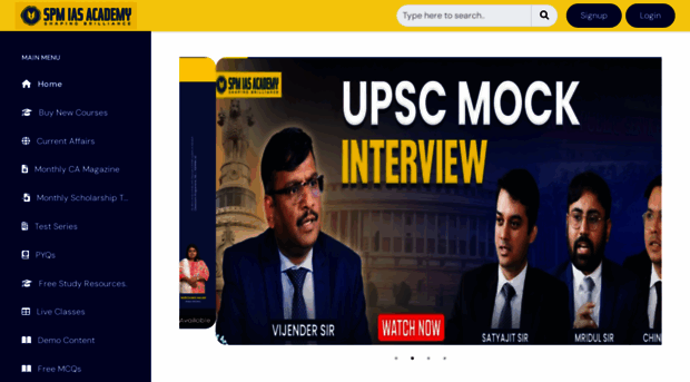 spmiasacademy.classx.co.in - (Courses/Classes) SPM IAS Acad... - SPM ...