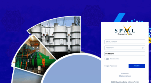 spml.darwinbox.in - SPML : Login - SPML Darwinbox