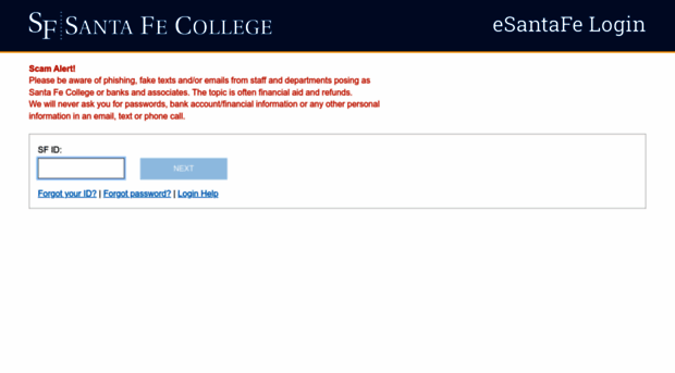 ss2.sfcollege.edu - SantaFe Login - Ss 2 Sfcollege