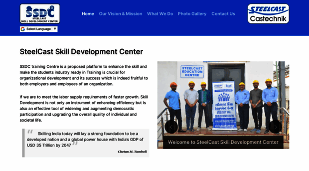 ssdc.edu.in - Welcome to SteelCast Skill Dev... - Ssdc Edu