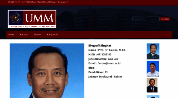 staff-site.umm.ac.id - Staffsite Universitas Muhammad... - Staffsite Umm