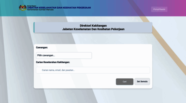 staff.dosh.gov.my - JKKP Direktori - Staff Dosh Gov