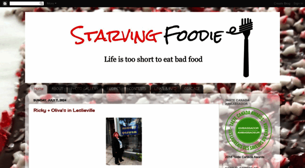 starvingfoodie.blogspot.com - Starving Foodie - Starving Foodie Blogspot