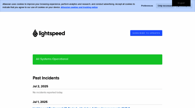 status.vendhq.com - Lightspeed - Status Page Statu... - Status Vendhq