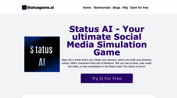 statusgame.ai - Status AI - Your ultimate Soci... - Status Game