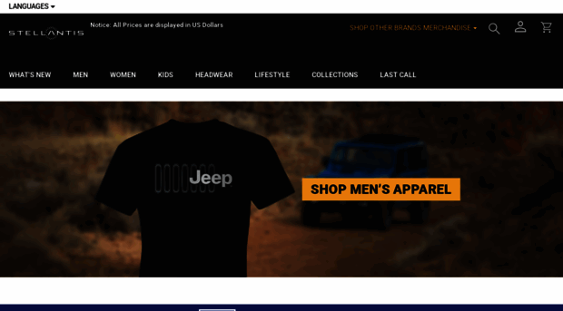 stellantisgear.ca - Jeep apparel and merchandise f... - Stellantis Gear