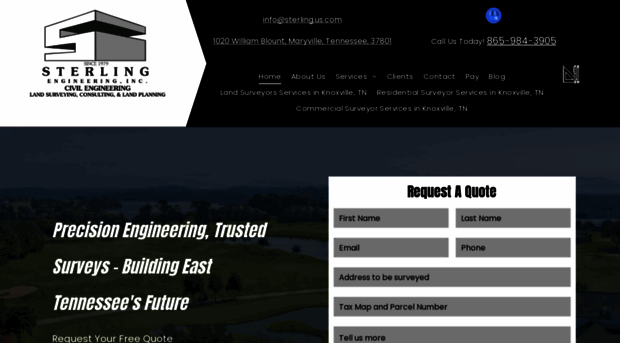sterling.us.com - Sterling Engineering Inc | Civ... - Sterling