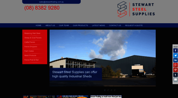 stewarttrading.com.au - Stewart Steel Supplies - Quali... - Stewart Trading