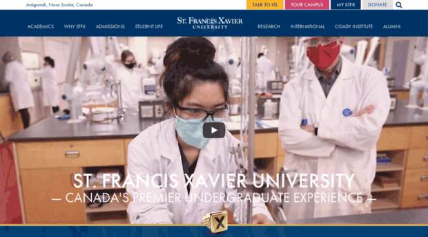 stfxuniversity.ca - St. Francis Xavier University - St Fx University