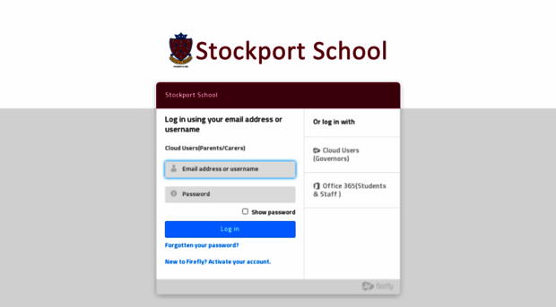 stockport.fireflycloud.net - Login - Stockport School - Stockport ...