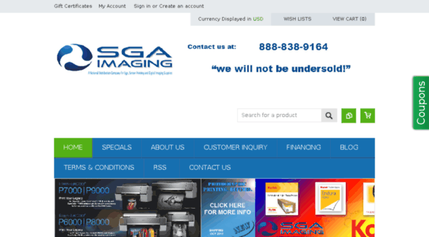 store-5gck7a.mybigcommerce.com - SGA Imaging - A national distr ...