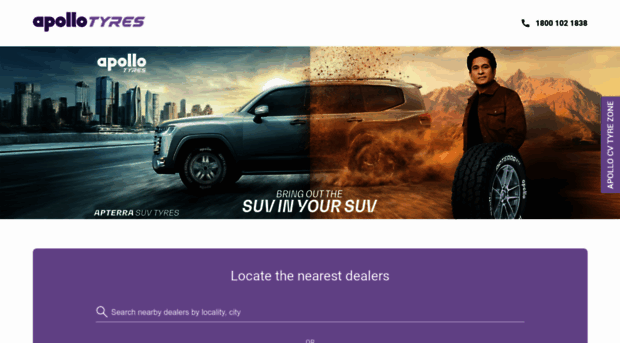 store.apollotyres.com - Apollo Tyres Locator/Finder | ... - Store ...