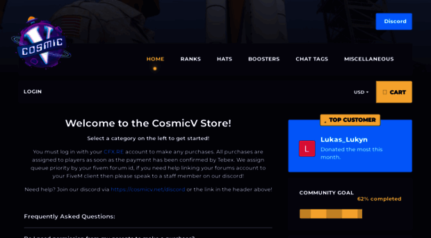 store.cosmicv.net - CosmicV | Welcome - Store CosmicV