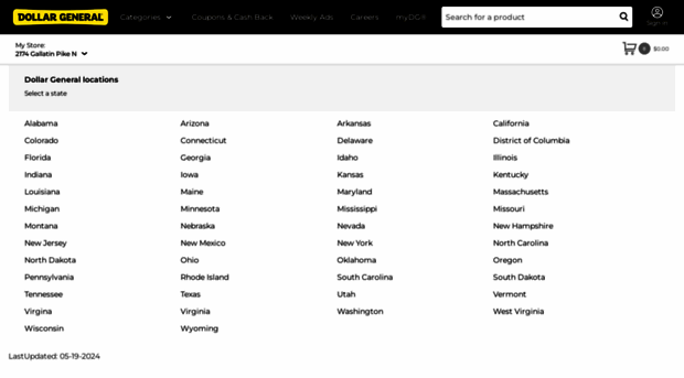stores.dollargeneral.com - Store Directory | Find Dollar ... - Stores ...