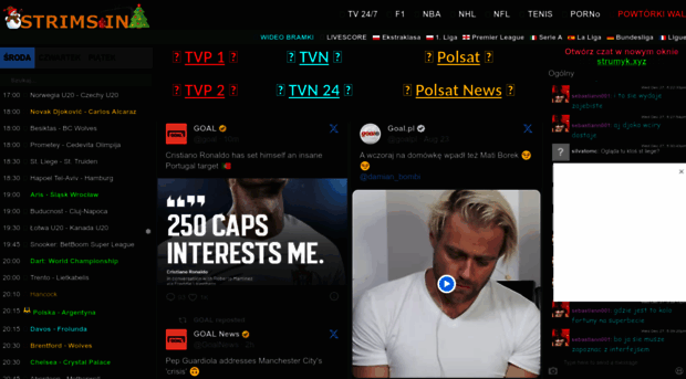 strims.in - Mecze online stream transmisje... - Strims