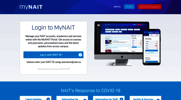 student.nait.ca - Login - MyNAIT - Student Nait