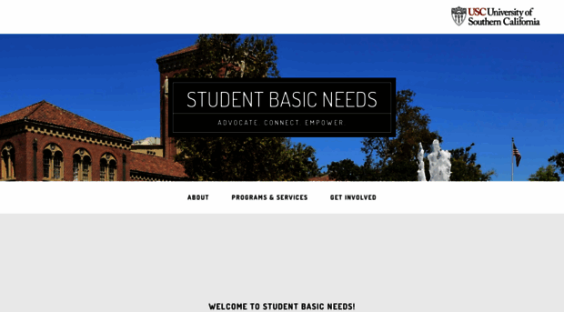studentbasicneeds.usc.edu - Student Basic Needs – Advocate... - Student Basic Needs Usc