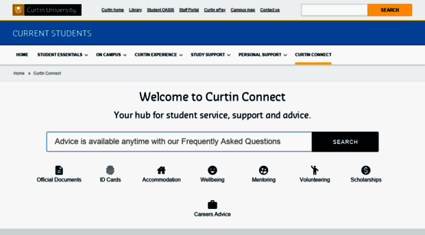 students.connect.curtin.edu.au - Curtin Connect | Current Stude ...