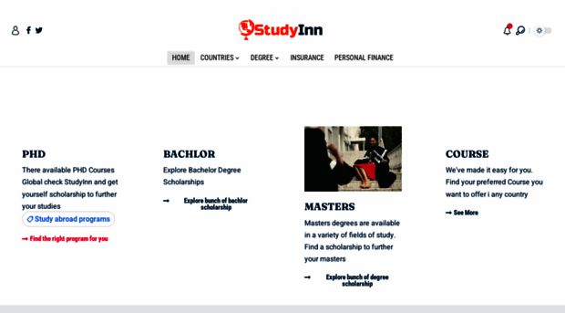 studyinn.net - Scholarships, Finance, Insuran... - Study Inn
