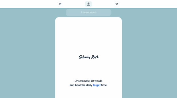 subwayrush.com - Subway Rush | Official Word Ch... - Subway Rush