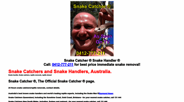 sunshinecoastsnakecatchers.com.au - Snake Catcher ® Snake Handler ...
