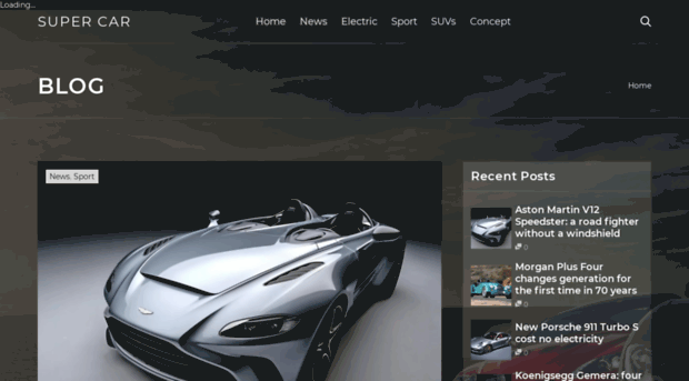 super-car.xyz - Welcome to nginx! - Super Car